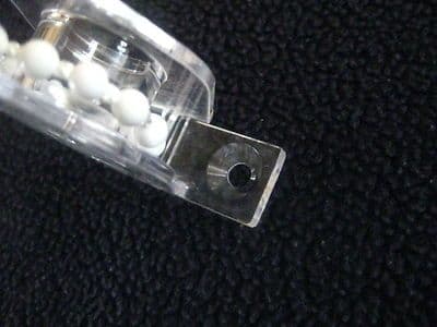 Clear blind cord guide Two part child safety clip for beaded roller ...